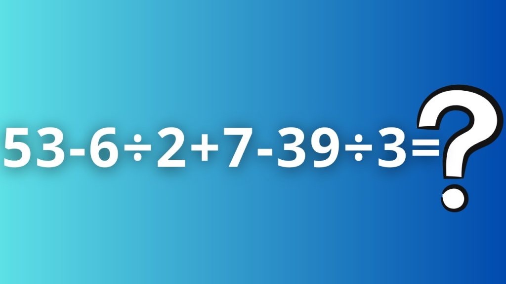 Problema Matematico Dimostra La Tua Capacità Di Calcolo E Risolvi L