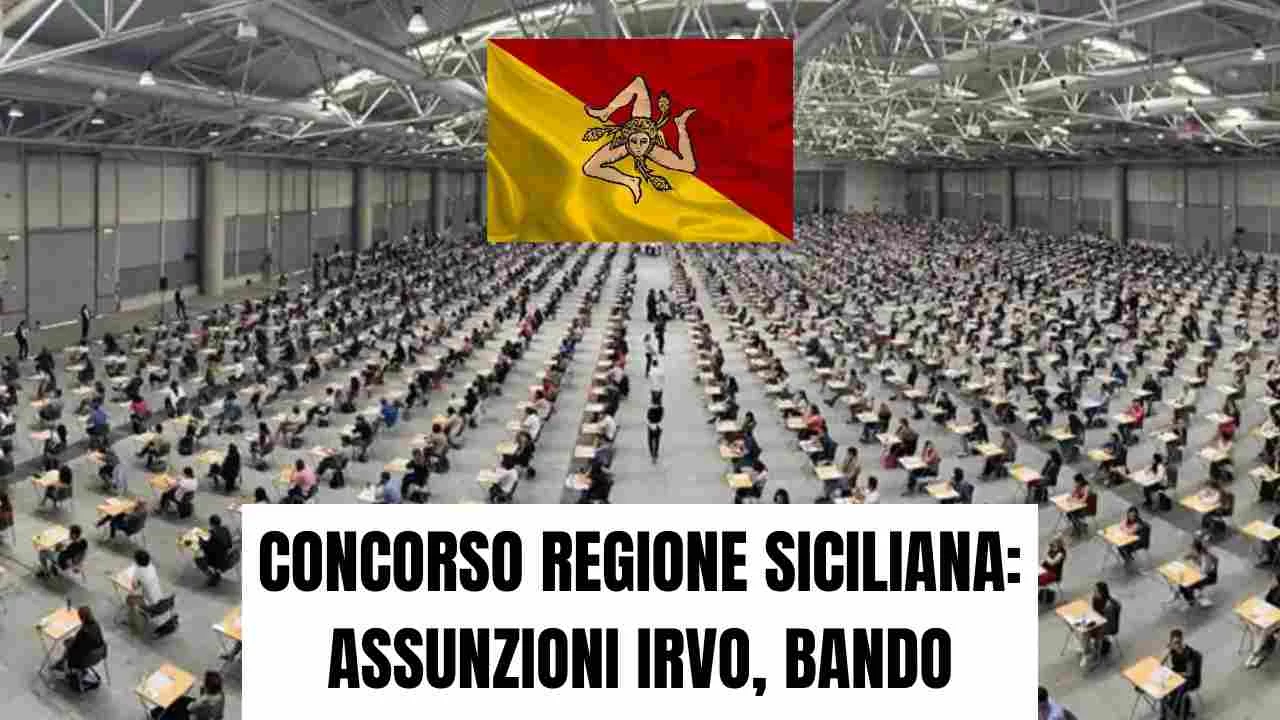 Concorso Regione Sicilia 2025: Pubblicato il Bando assunzioni all’IRVO per Diplomati e Laureati ...