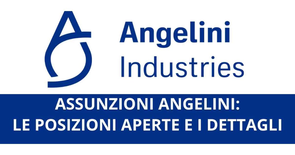 ANGELINI: ASSUNZIONI SETTORE PHARMA, I DETTAGLI